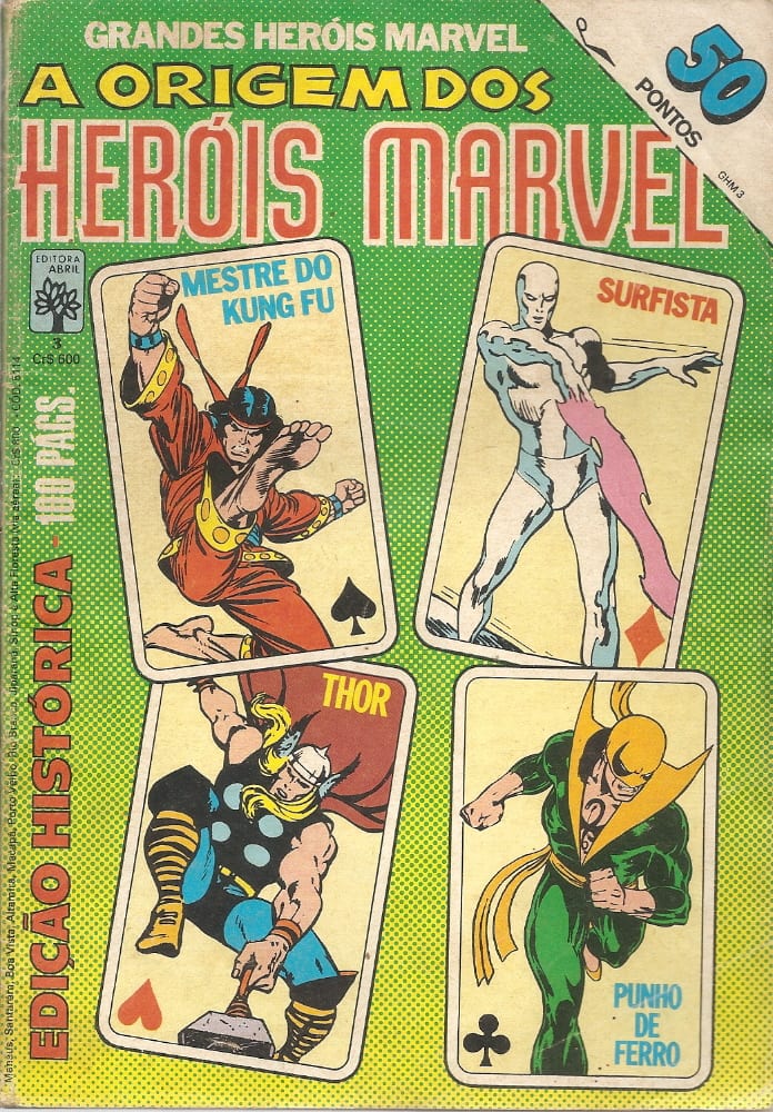 Grandes Heróis Marvel – 1ª Série – A Origem dos Heróis Marvel 3 ...